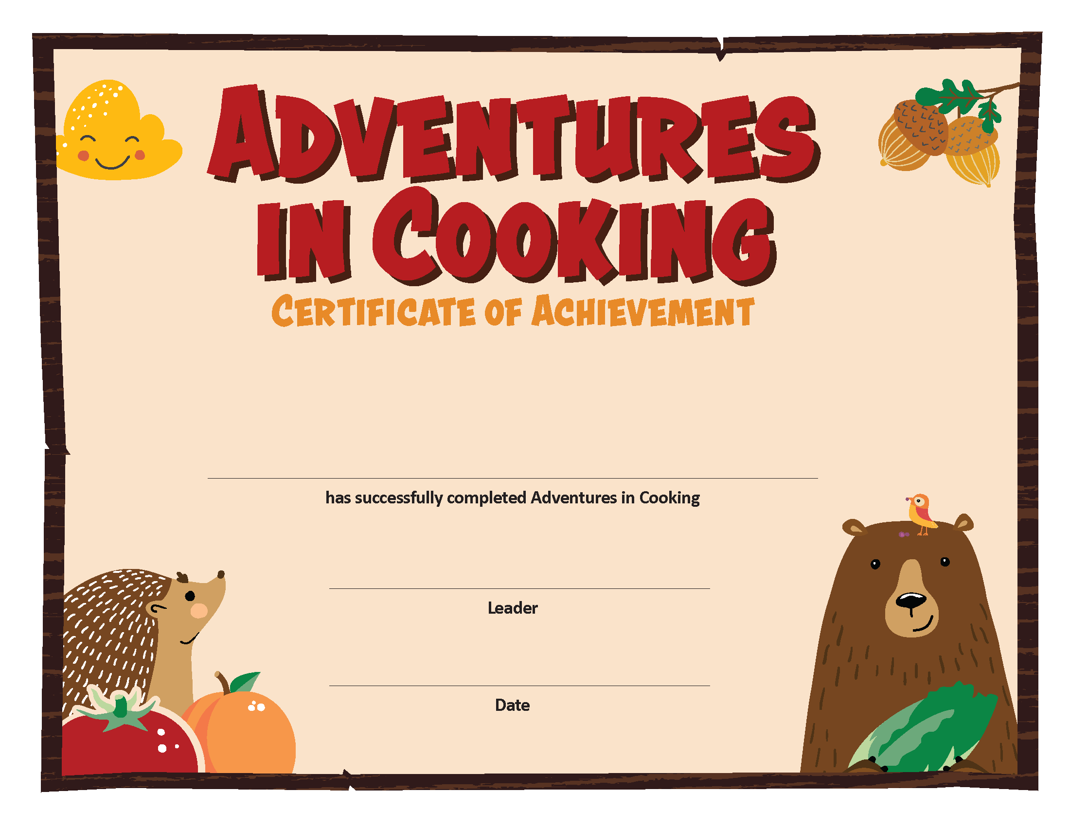 Adventures in Cooking - North Bay Parry Sound District Health Unit